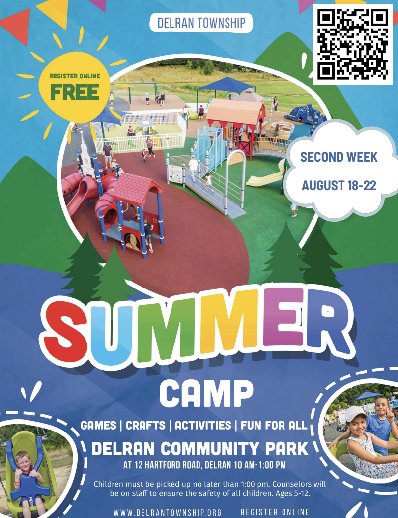 Free Summer Camp & Volunteer Information | Delran Township - Burlington ...