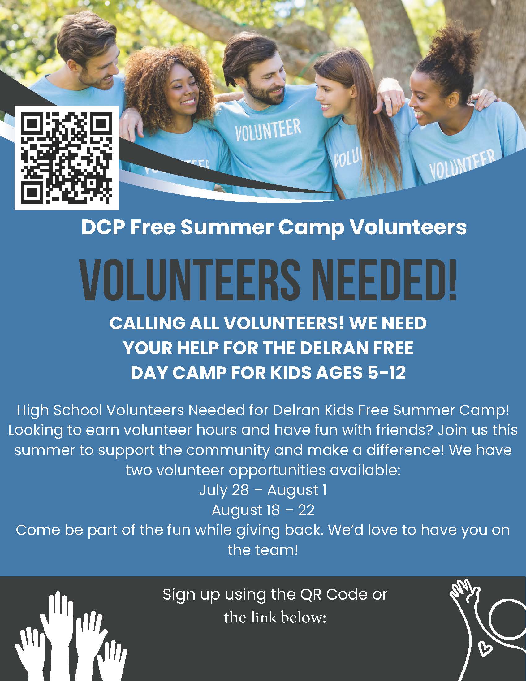 Free Summer Camp & Volunteer Information | Delran Township - Burlington ...