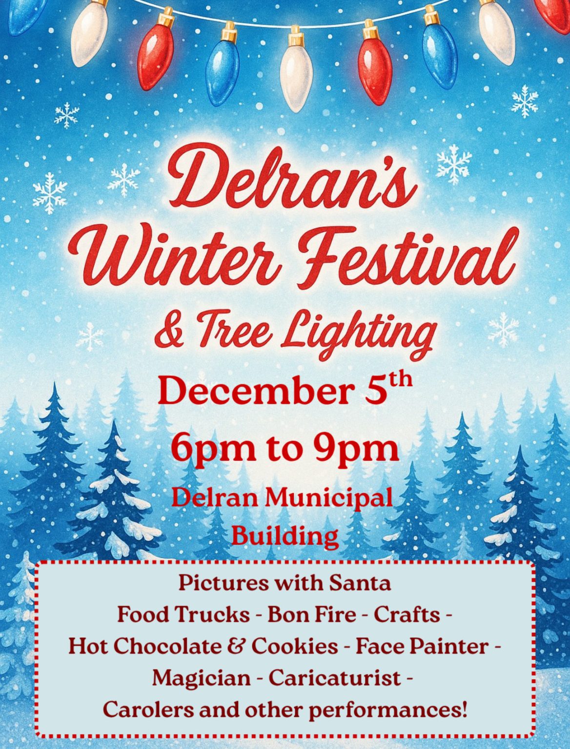 Winter Festival - December 5, 2025 | Delran Township - Burlington ...
